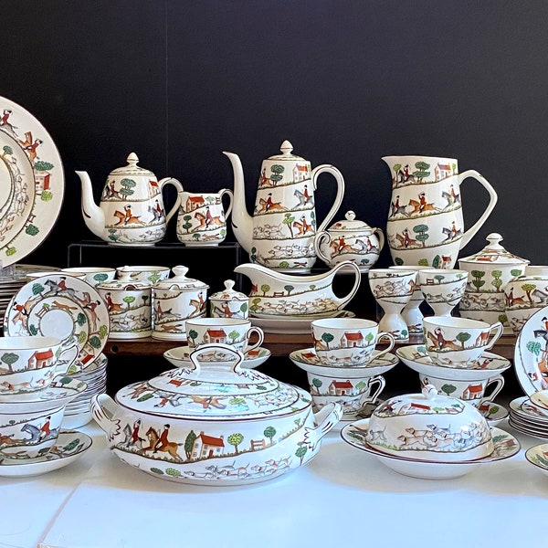 Hunting Scene - Etsy