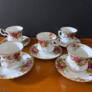 Royal Albert Old Country Roses Coffee Service: 21-piece Bone China Set ...