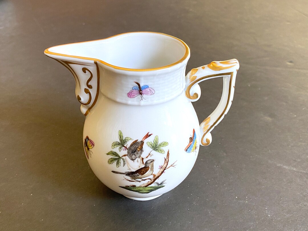 Herend Rothschild Bird Lidded Sugar and Creamer/milk Jug. Ca. - Etsy