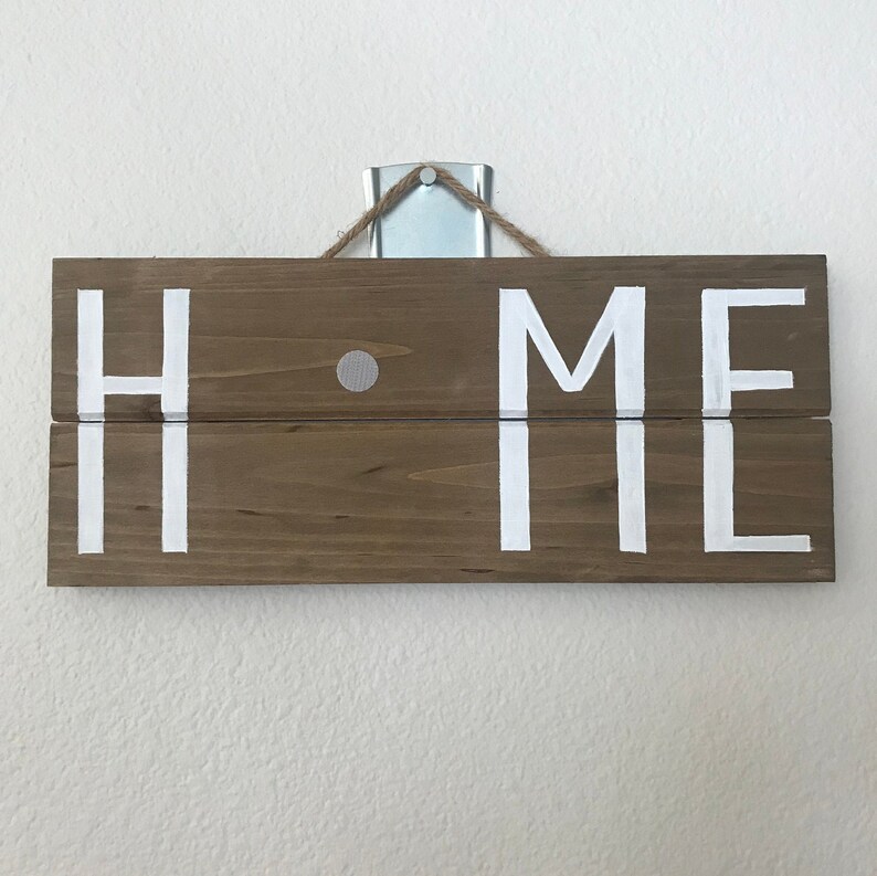 Interchangeable “HOME” Sign - Etsy