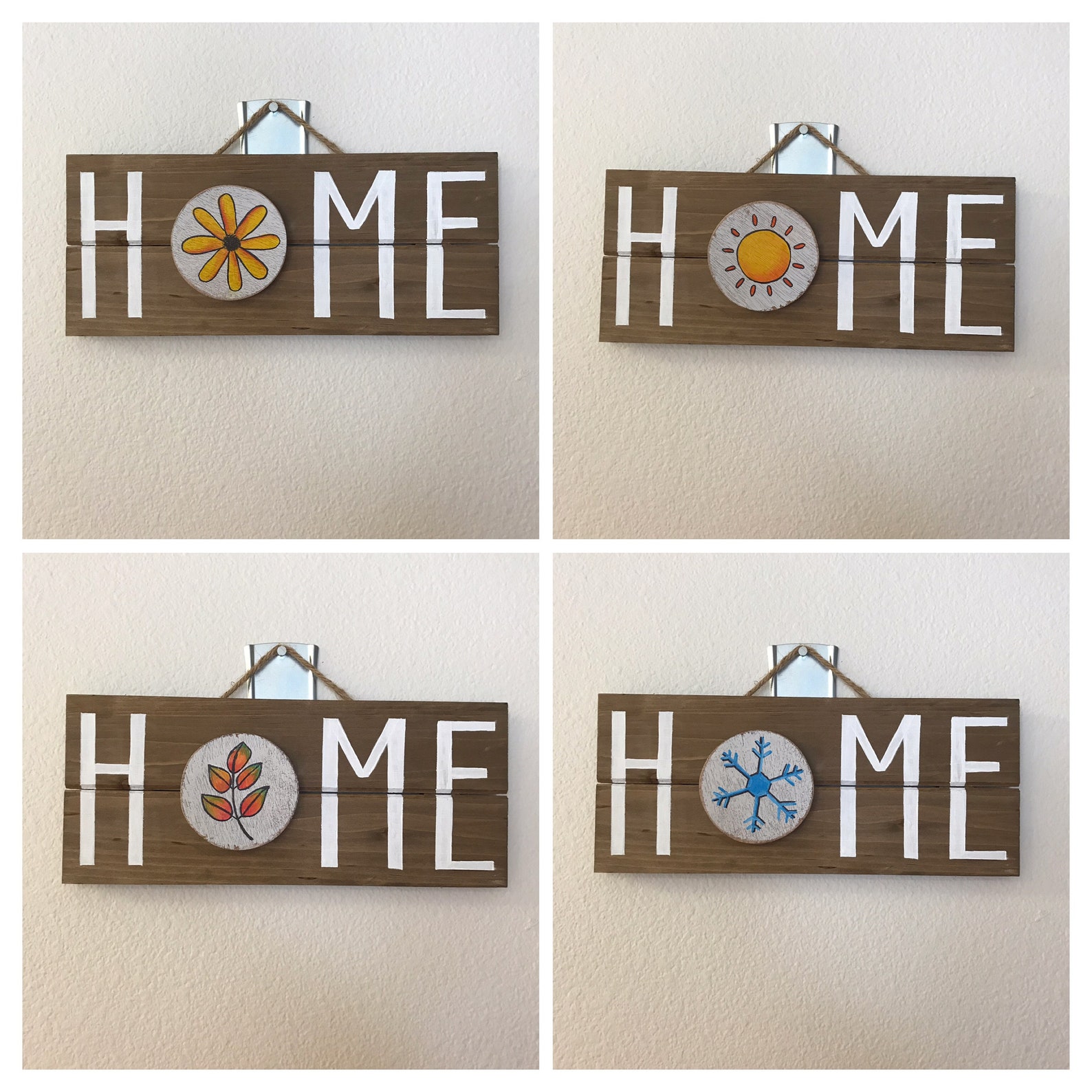 Interchangeable HOME Sign | Etsy