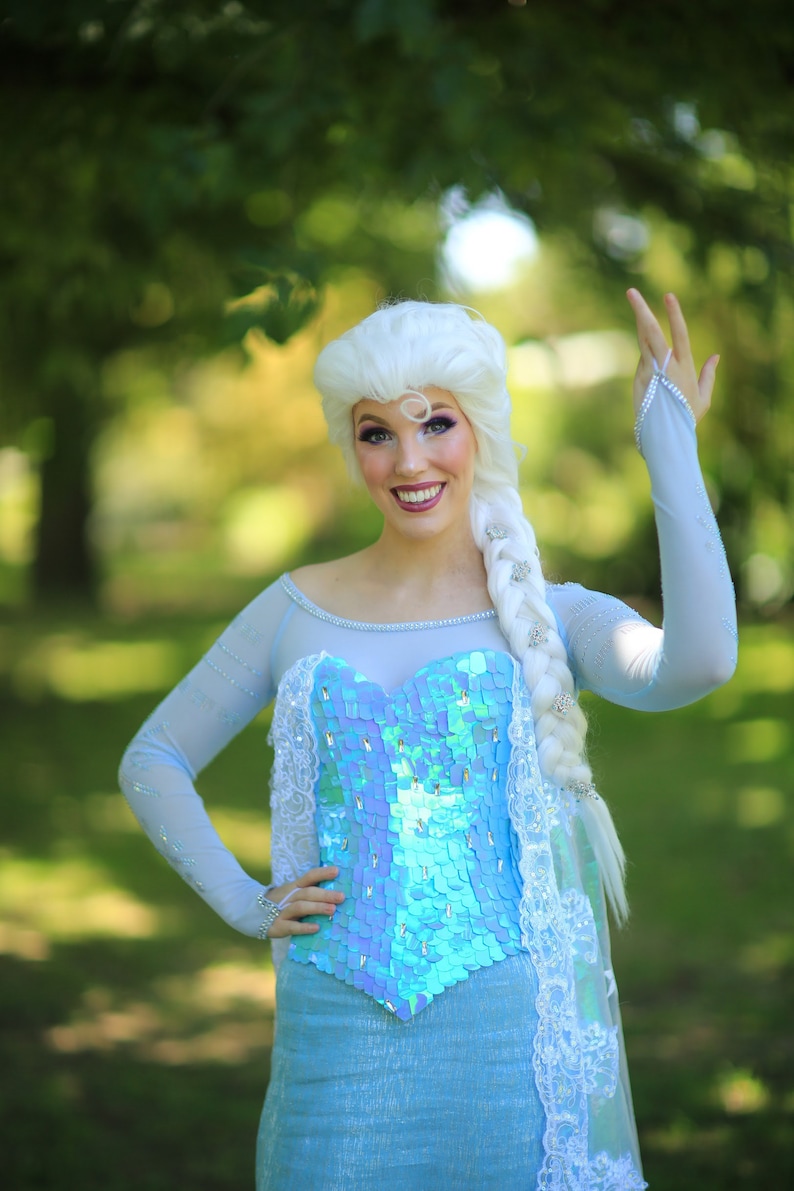 Frozen Elsa Corset custom made Steel boned | Etsy