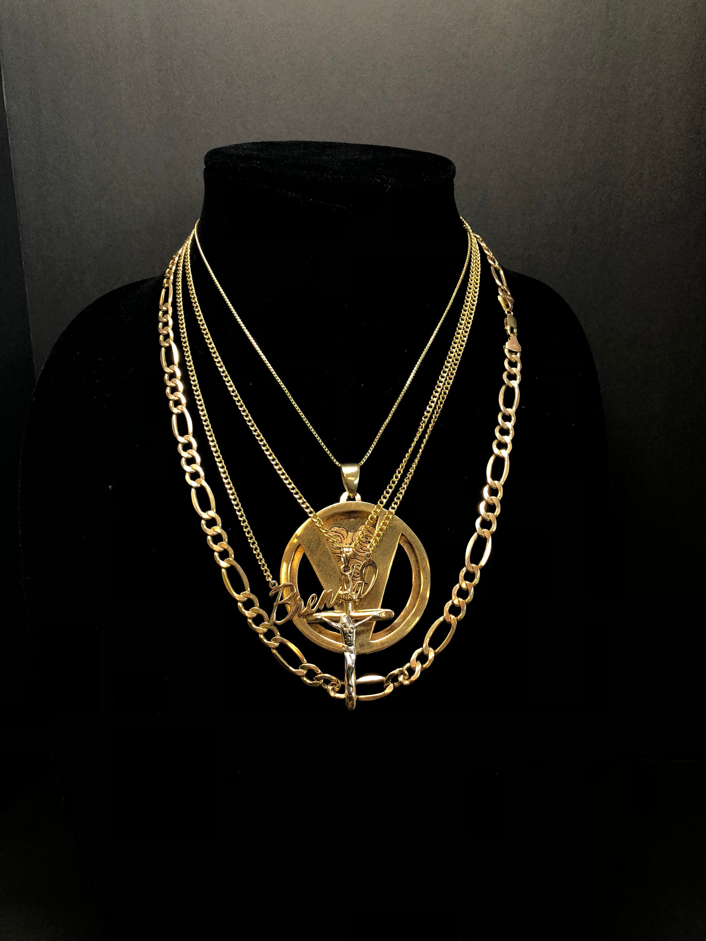 Solid Gold Logo Pendants - Etsy