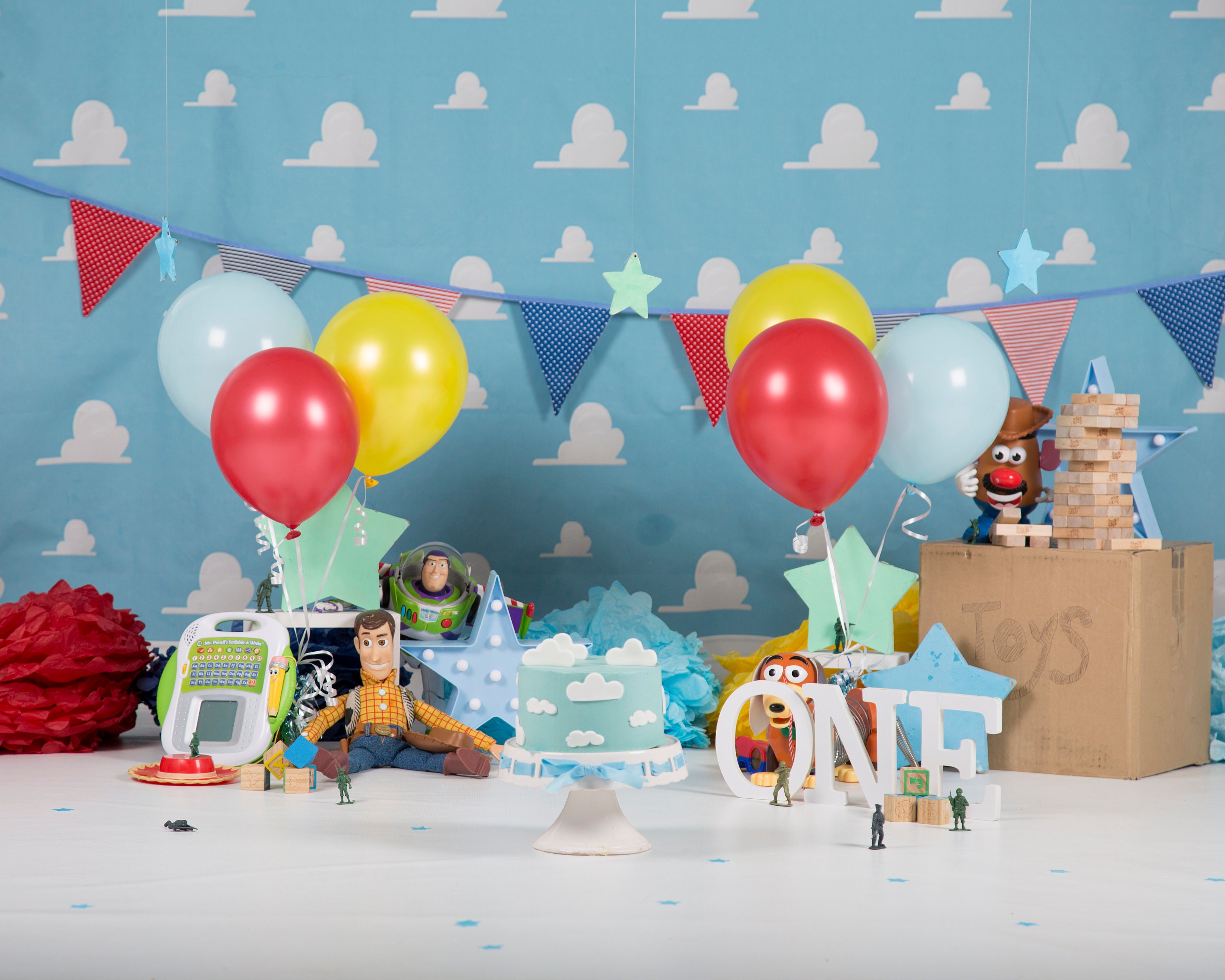 Toy Story Cake Smash Digital Backdrop File - Etsy