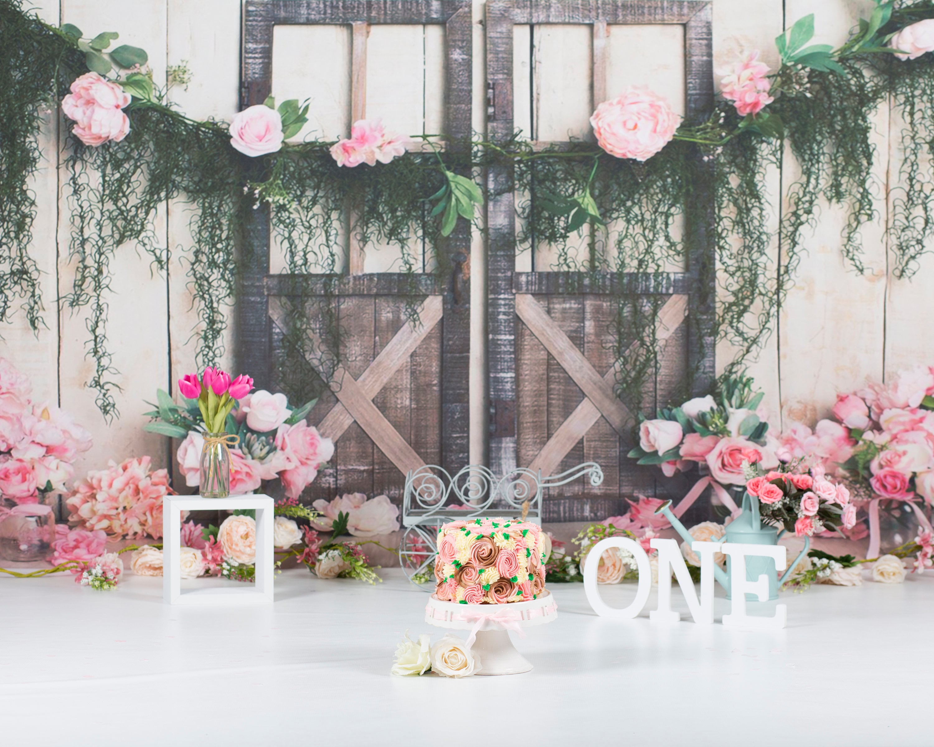 Boho Digital Backdrop Girls Birthday - Etsy