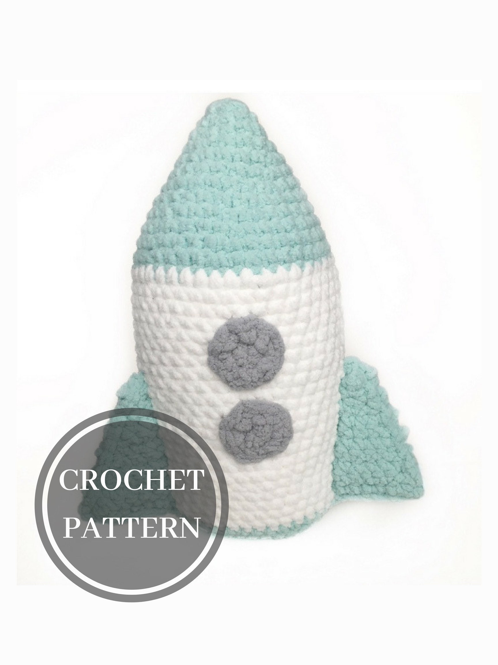 Crochet Rocket Ship Pattern To The Moon Rocket Ship Crochet | Etsy