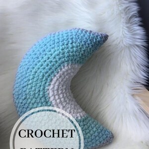 Crescent Moon Crochet Pattern PDF Crochet Pattern Crochet Moon Pillow ...