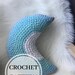 Crescent Moon Crochet Pattern PDF Crochet Pattern Crochet Moon Pillow ...