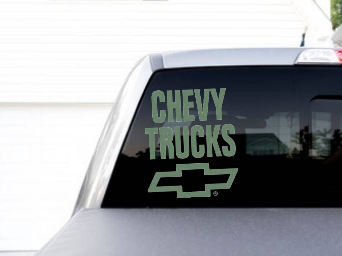 Chevy Truck Window Decals
