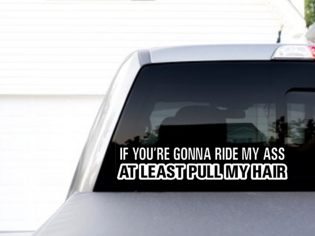 Funny Car Decals, Truck Decals, Men Decals, Decals, Window Truck Decals ...