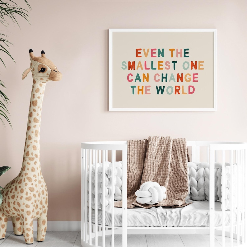 Even the Smallest One Can Change the World Printable Wall Art, Boho ...