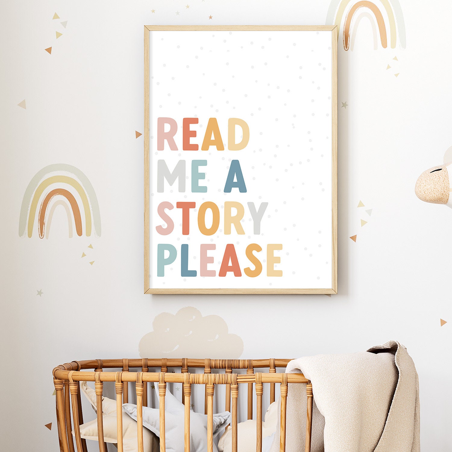 Read Me A Story Please Printable, Let's Read Print, Let's Read Sign ...