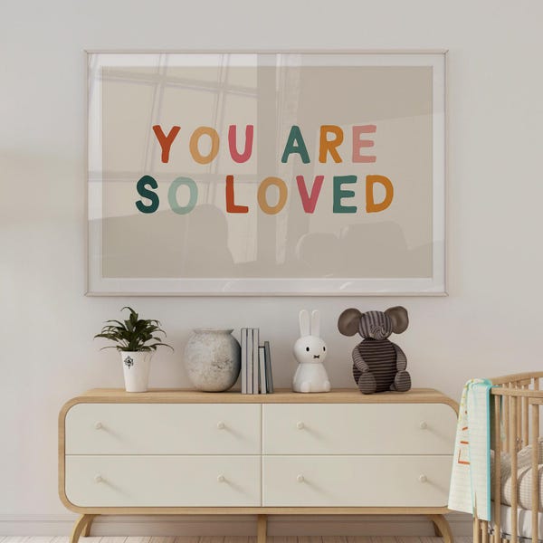 You Are so Loved Nursery - Etsy