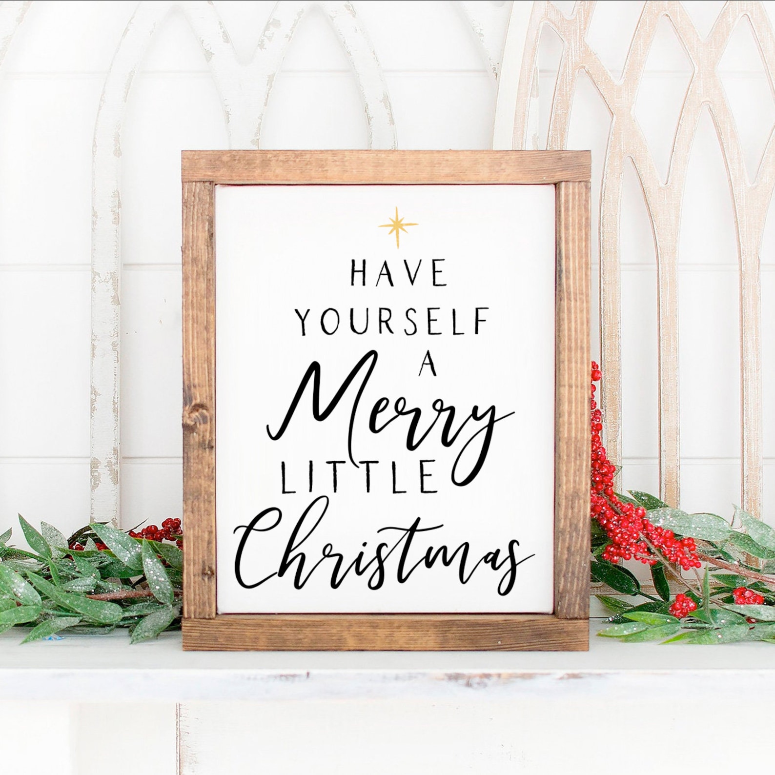 Have Yourself a Merry Little Christmas Printable Wall Art - Etsy