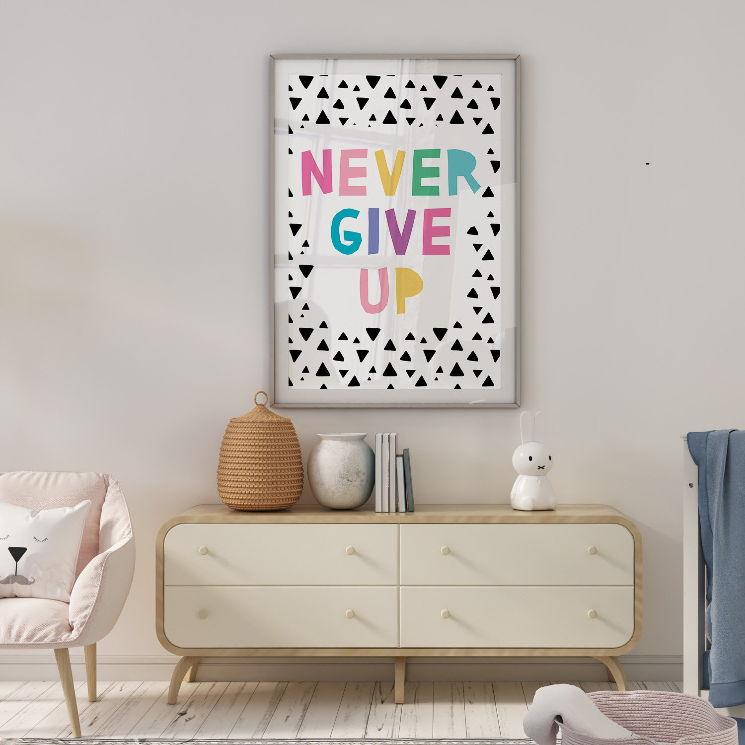 Never Give up Printable Playroom Posters Motivational Kids - Etsy