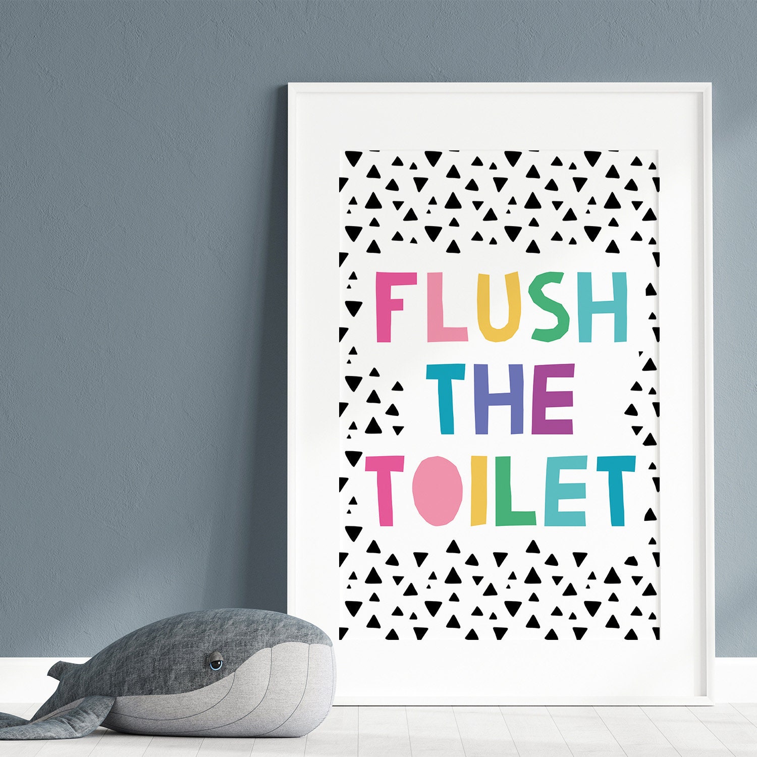 Flush the Toilet, Nursery Bathroom Decor Kids Bathroom Art Printable ...