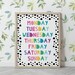 Rainbow Days of the Week, Playroom Educational Poster, Rainbow Nursery ...