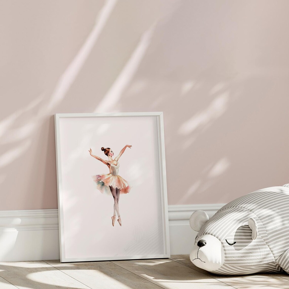 Ballerina Print PRINTABLE Ballet Wall Art, Pretty Ballet Dancer Wall ...
