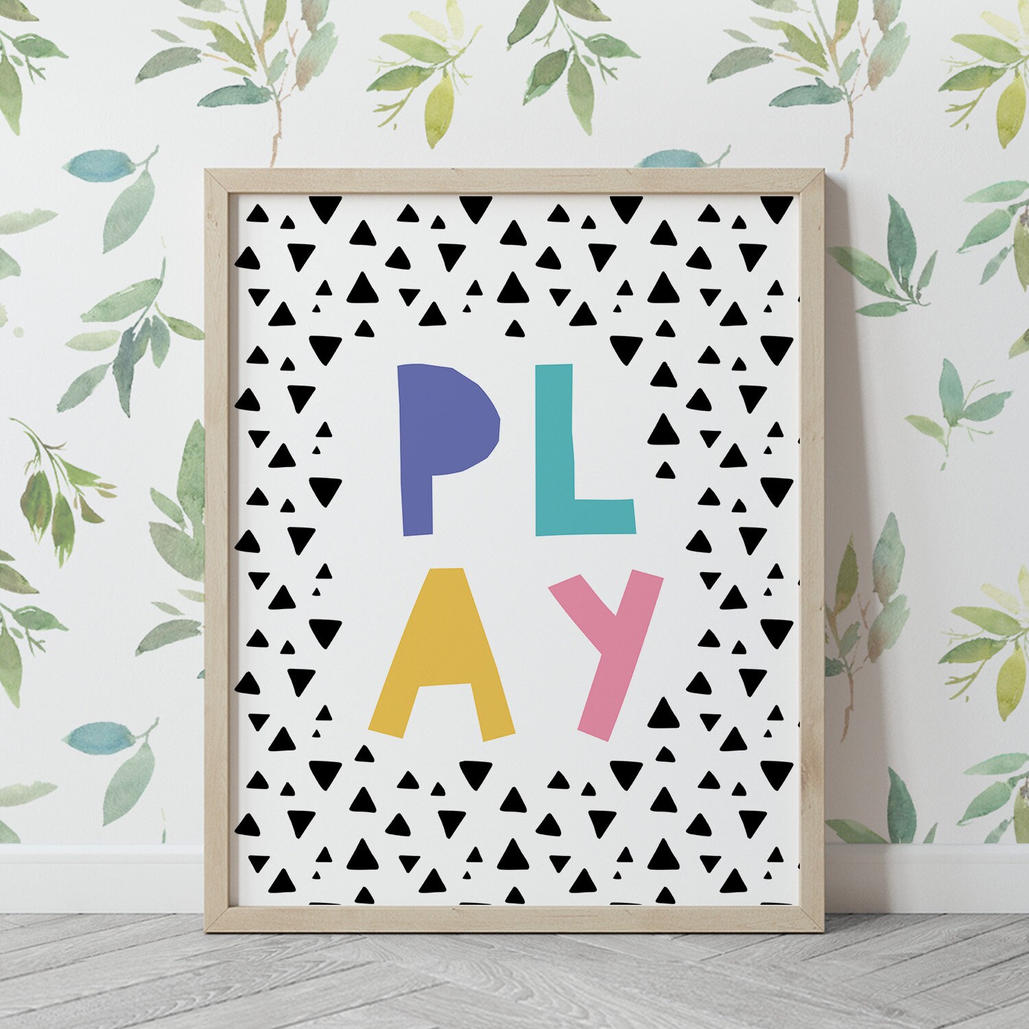 PLAY Digital Wall Art, Playroom Poster, Playroom Decor, Daycare ...