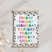 Rainbow Days of the Week, Playroom Educational Poster, Rainbow Nursery ...