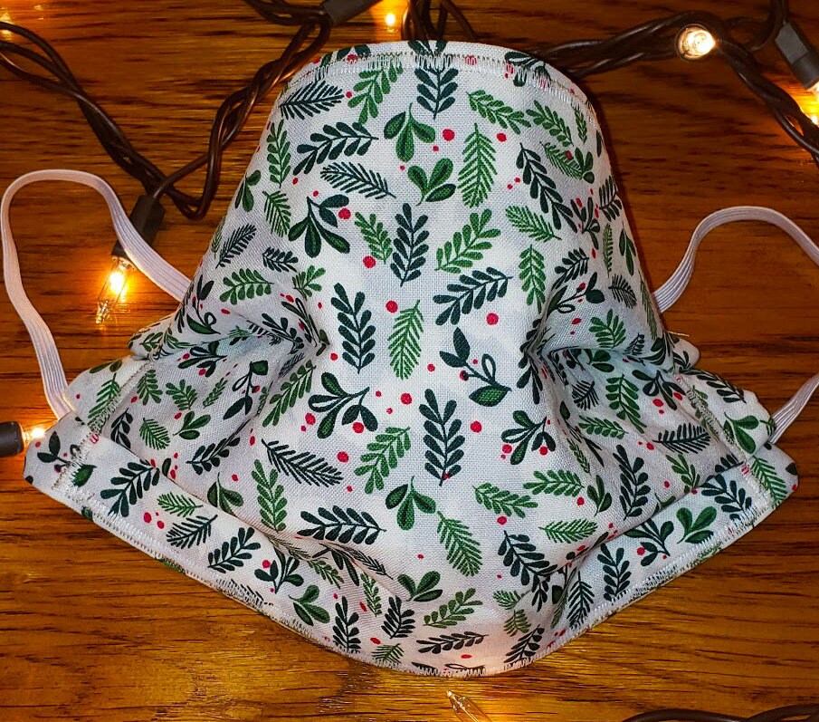 Christmas Tree Face Mask Reusable Reversible Triple - Etsy