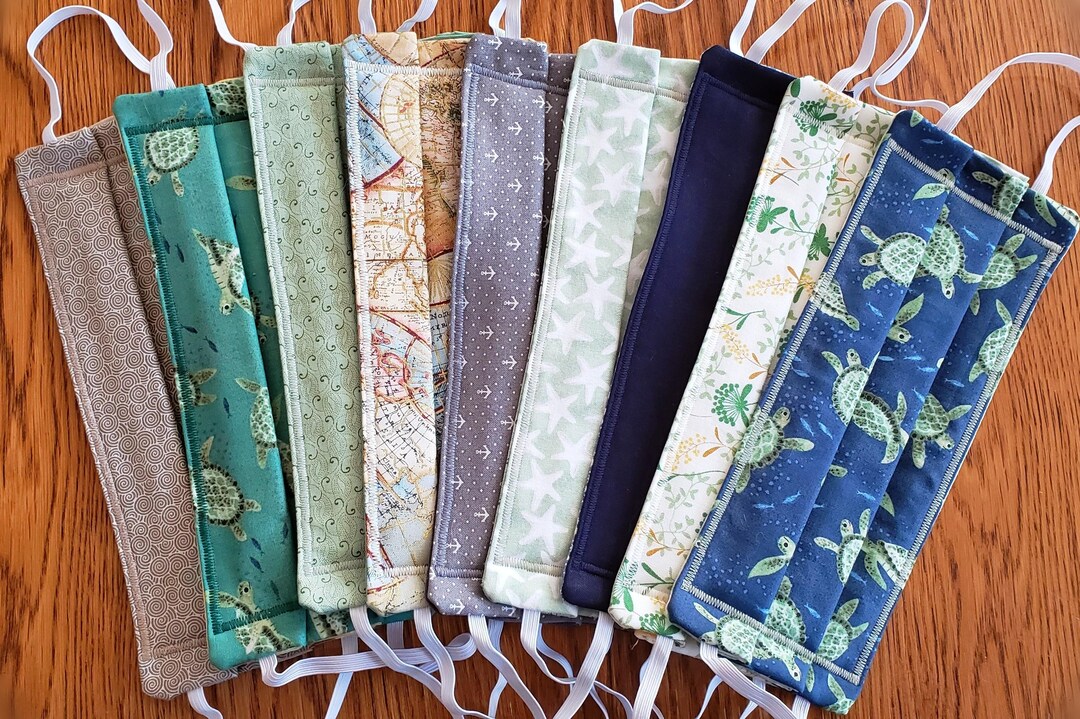 Face Masks, Sea Turtles, World Map, Starfish, Anchors, Reversible ...