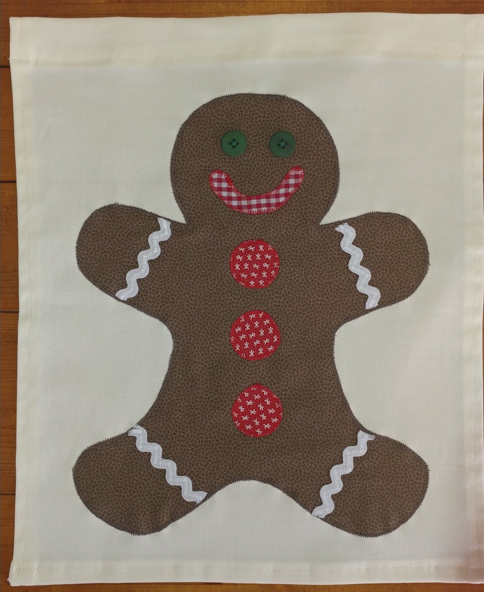 Gingerbread Man Garden Flag - Etsy
