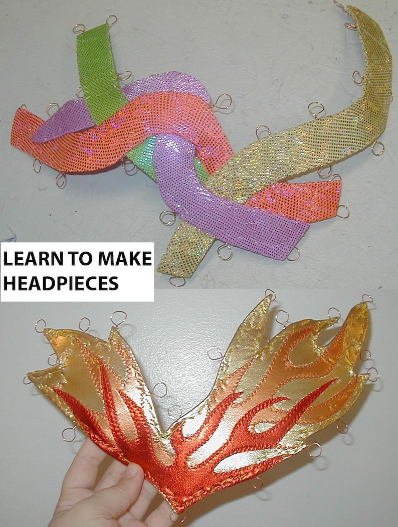 Synchro Swim Bun Cover and Headpiece Sewing Tutorial DIGITAL DOWNLOAD ...