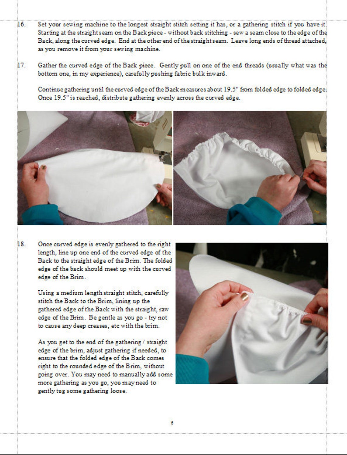 Handmaid's Tale "wings" Bonnet DIGITAL DOWNLOAD PDF Pattern & Sewing ...