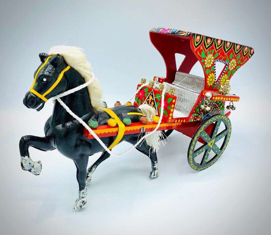 Hand Painted Truck Art Horse Carriage taanga - Etsy