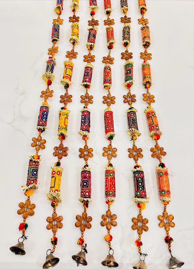 Handmade Wind Chime Bell Wall Hanging: Indian Home Decor | Wall Hanging ...