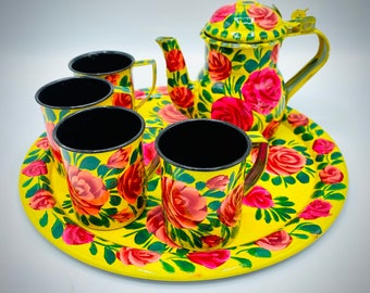 Hand Painted Teapot | Etsy