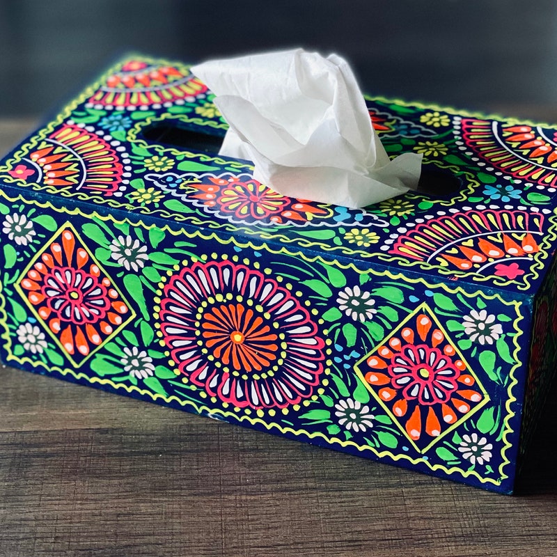 Artistic Tissue Boxes - Etsy