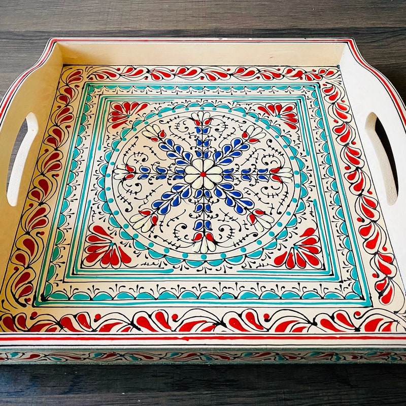 Painted Tray - Etsy