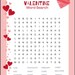 Printable Valentine Word Search for Elementary School Valentine Parties ...