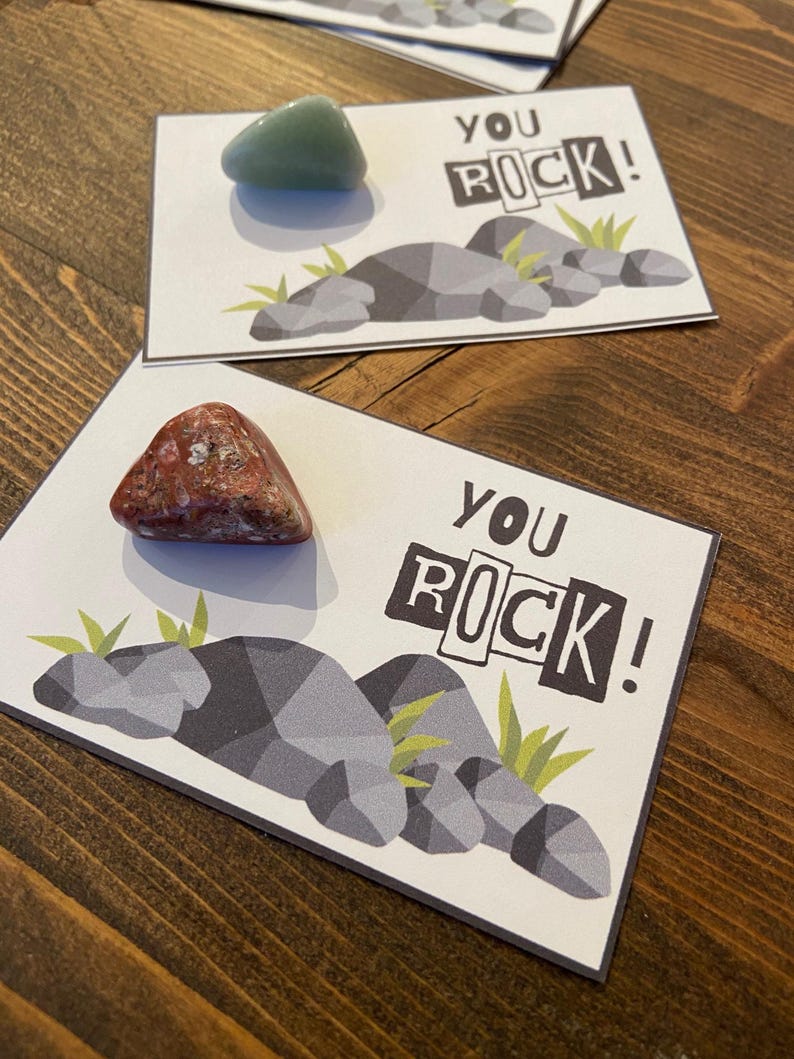 You Rock Valentine Cards for Kids Elementary School Parties, Homeschool ...