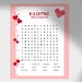 Printable Valentine Word Search for Elementary School Valentine Parties ...