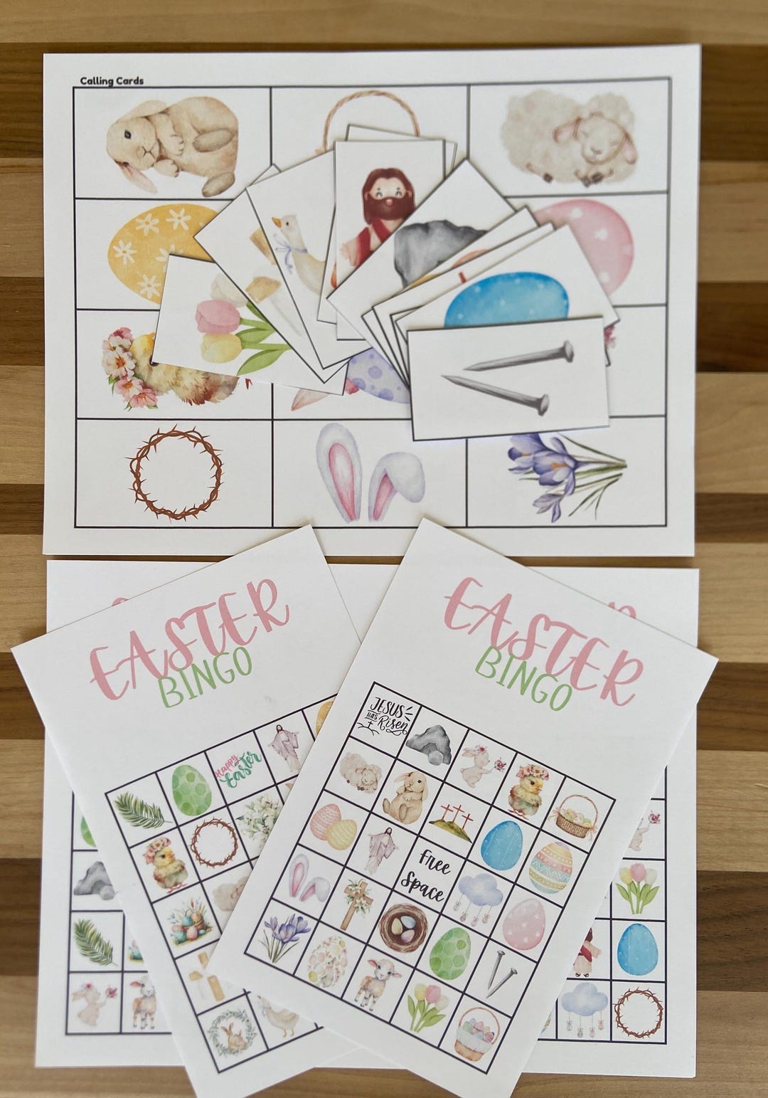Printable Religious Easter Bingo for School, Home, Church - Etsy