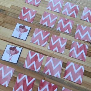 Printable Valentine Memory Match Game for School or Home Parties - Etsy