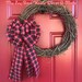Independence Day Front Door Wreath, 4th of July Door Hanger, Red White ...