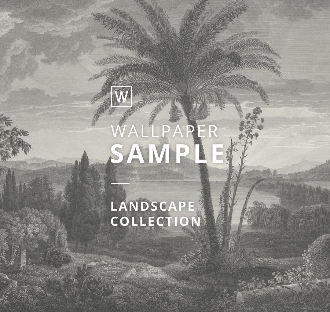 WALLPAPER SAMPLE W11.8"xh33" Order #L1-L23 || LANDSCAPE || Peel&stick ...