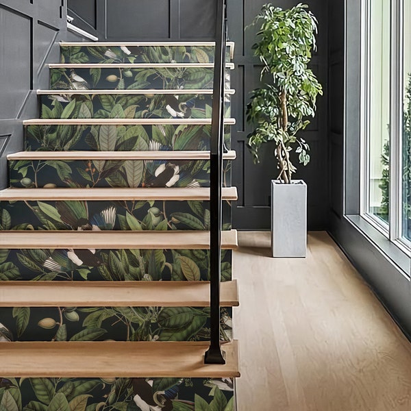 Stair Riser Decals Blue - Etsy