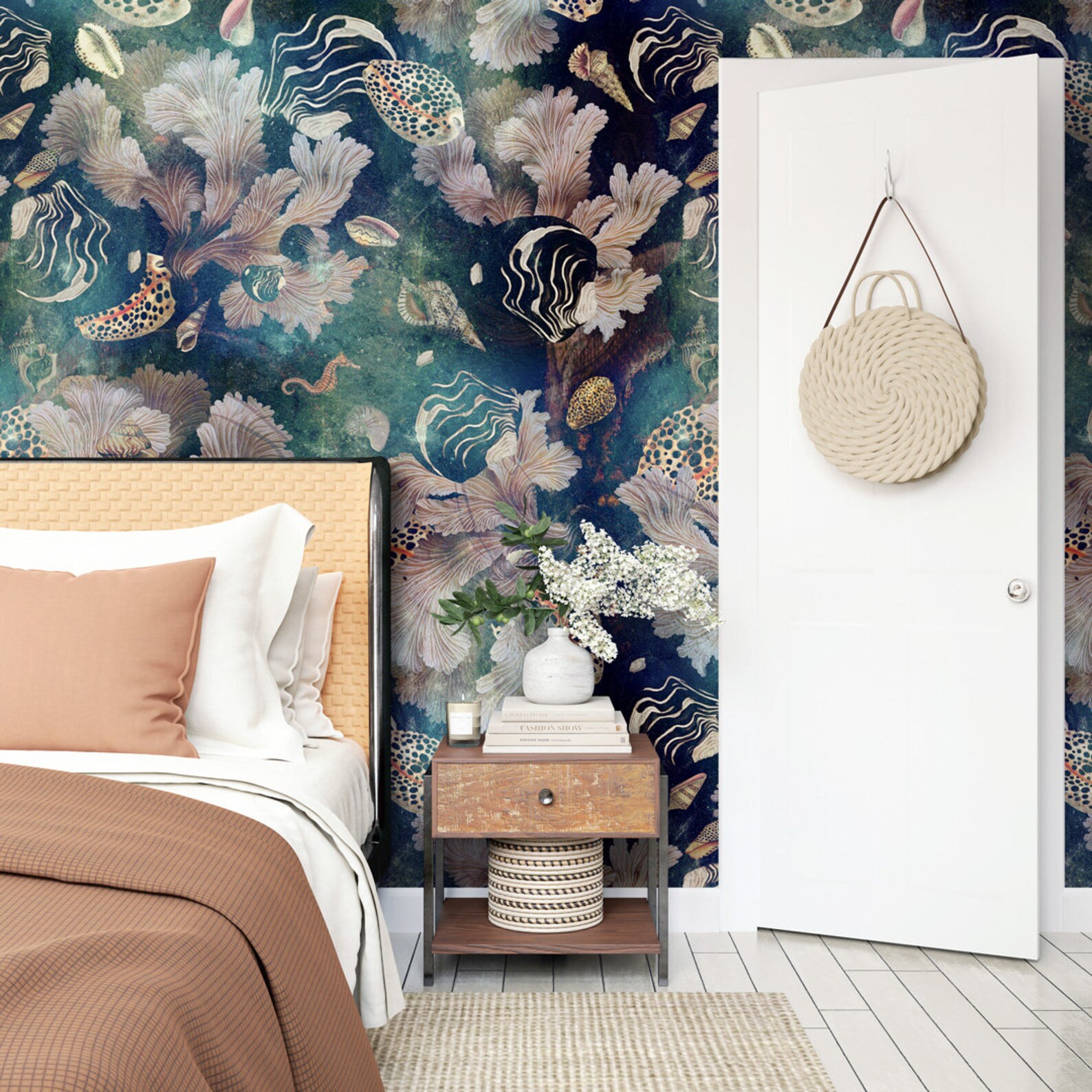 Magic Coral Reefs Wallpaper Ocean Sea Life Underwater World - Etsy UK