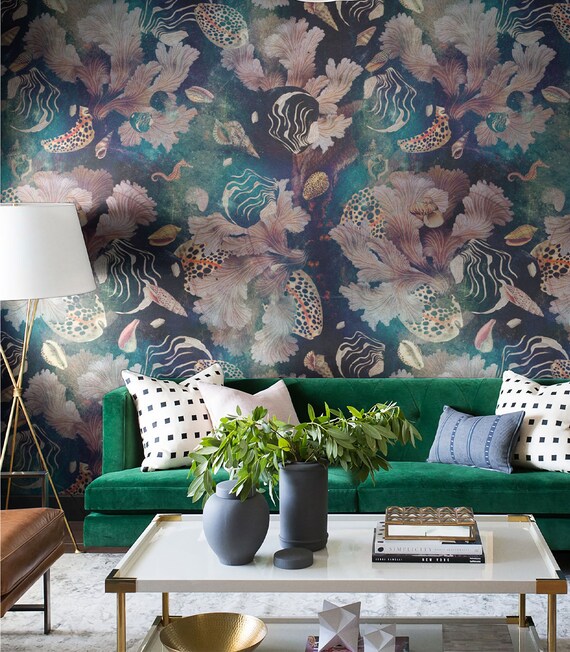 Magic Coral Reefs wallpaper ocean sea life underwater world | Etsy