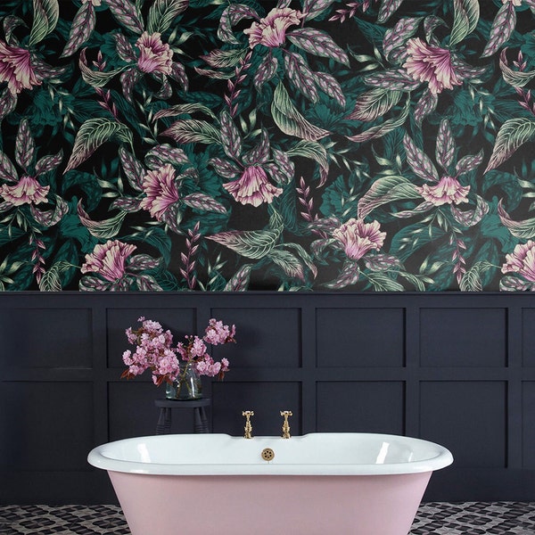 Removable Wallpaper Pink - Etsy