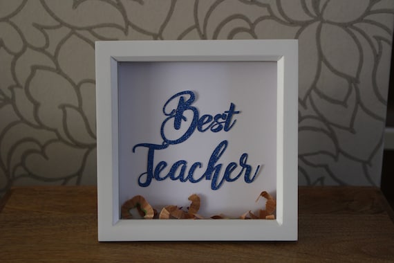 Best Teacher Gift Frame - Etsy