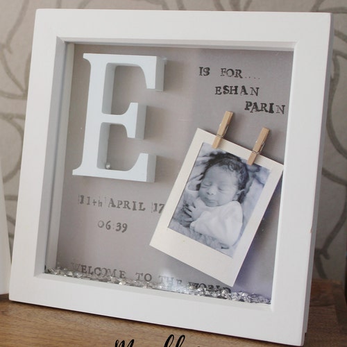 Personalised Baby Frames With Initial - Etsy