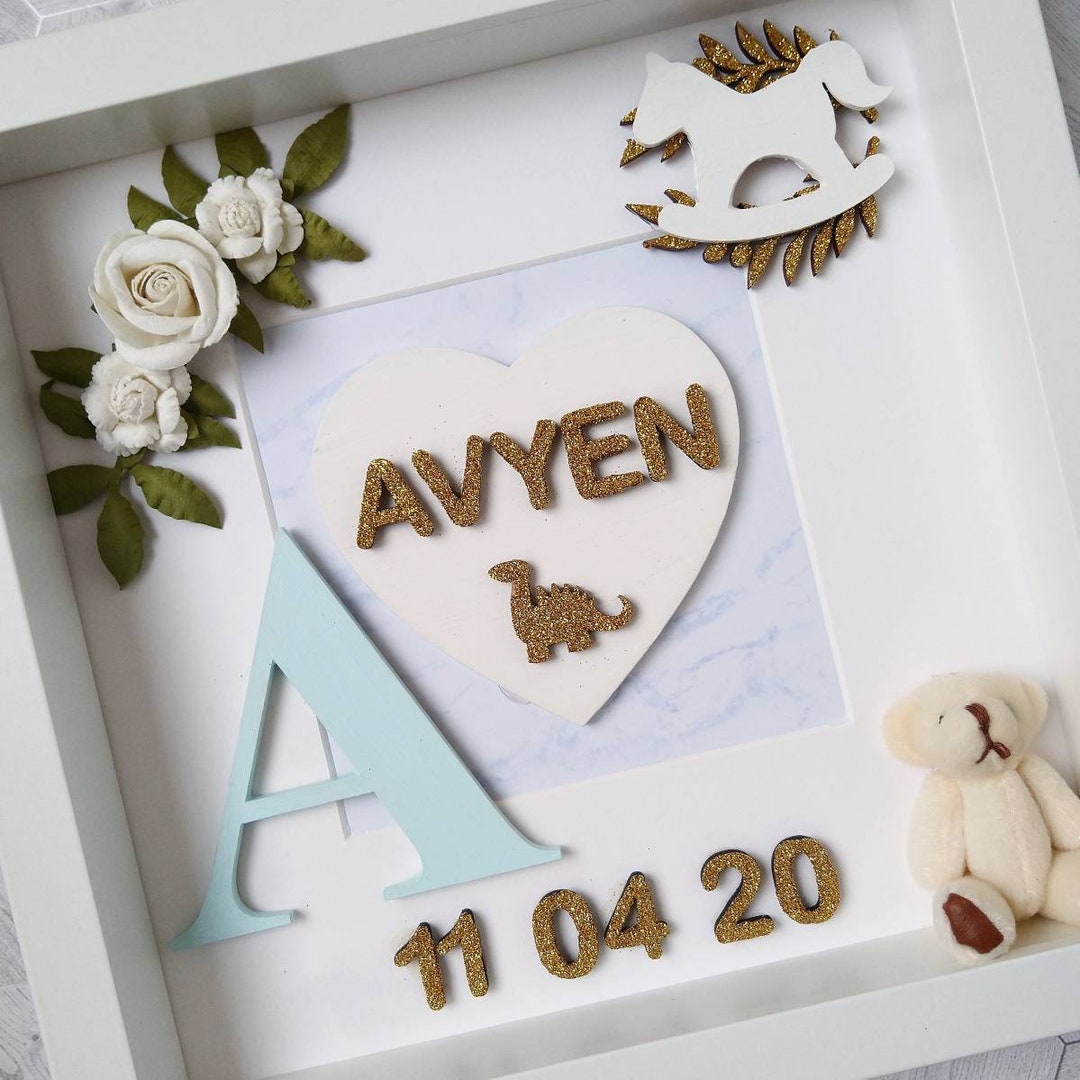 Personalised Newborn Baby Frames - Etsy