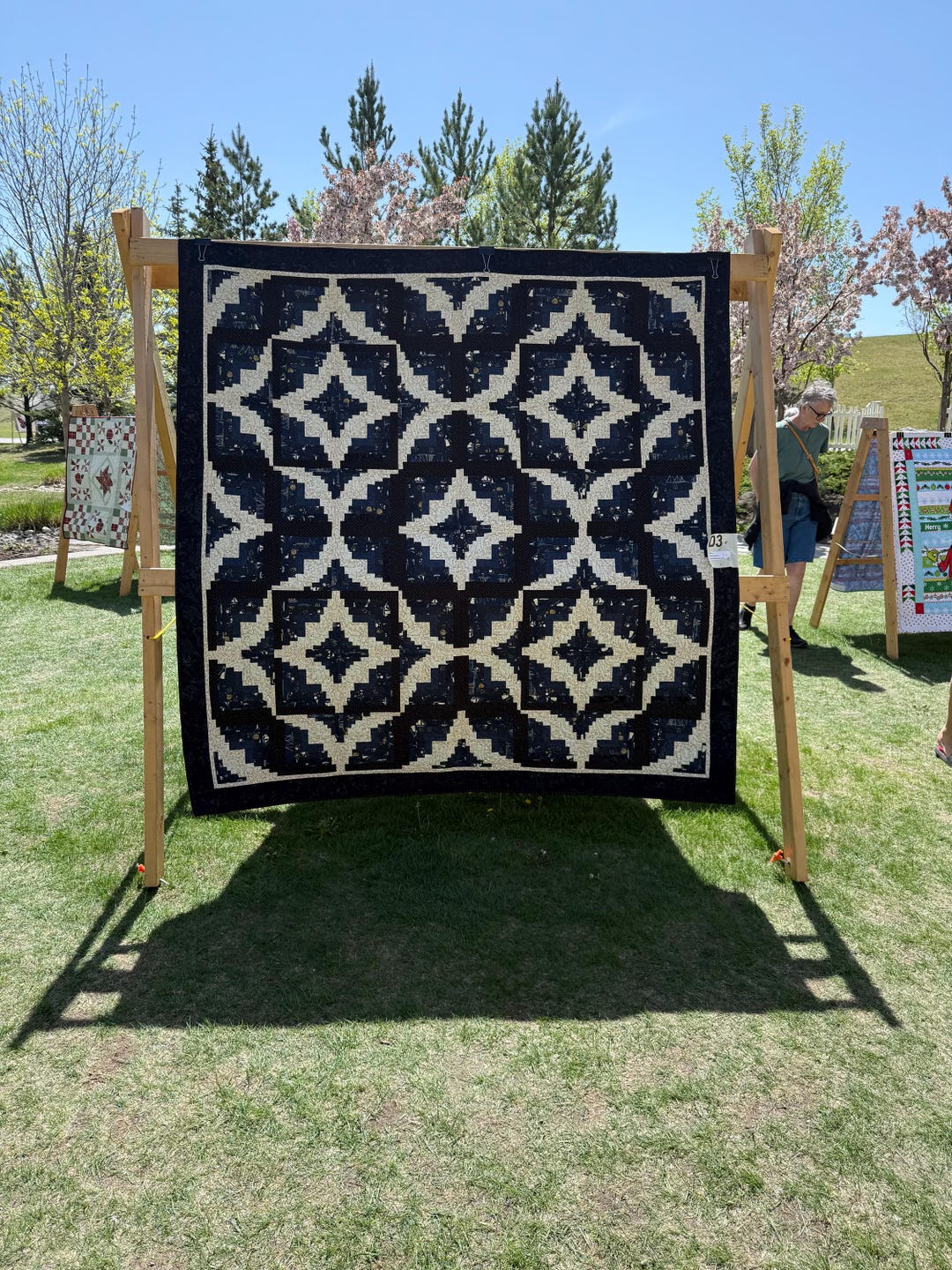 Curvy Log Cabin Quilt - Etsy