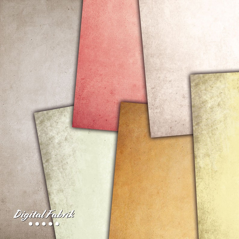 Old & Rustic Parchment Scrapbook Paper 12 Digital Papers - Etsy